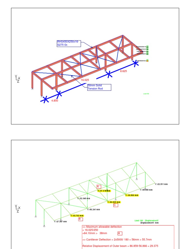 Canopy_Final Design.pdf | Beam (Structure) | Building Engineering