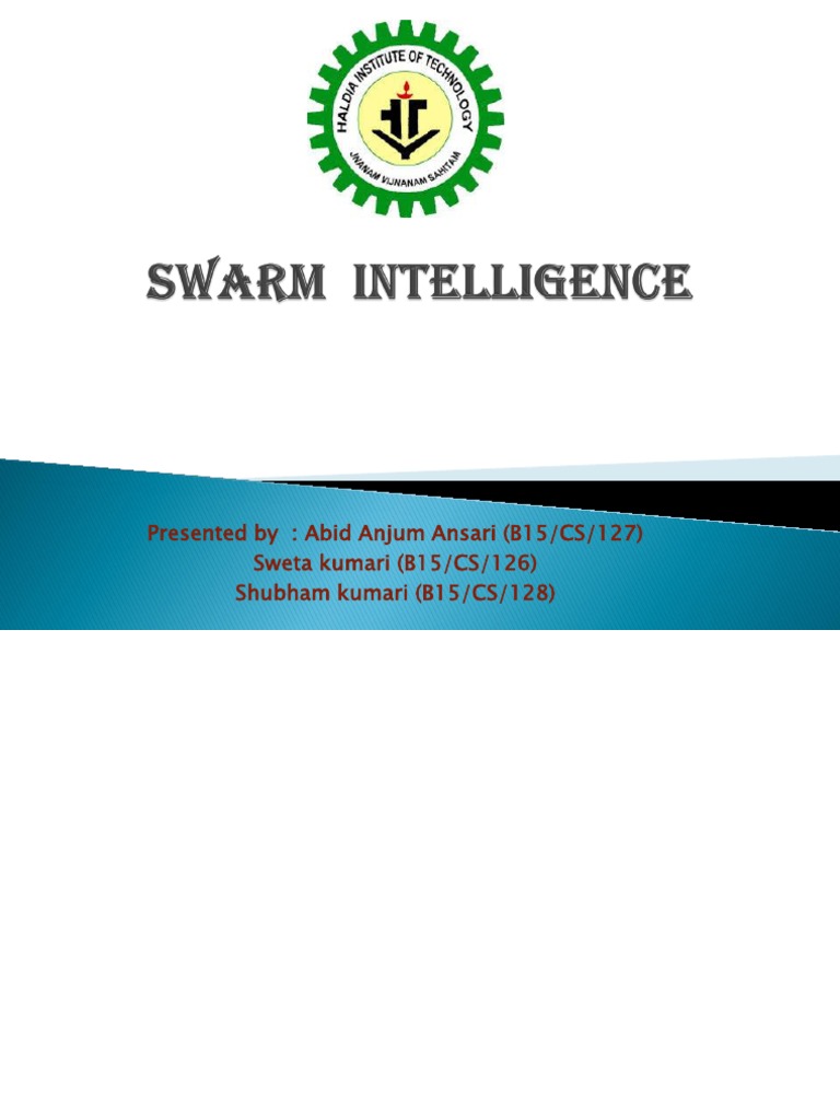 Swarm Intelligence MODIFIED | PDF | Applied Mathematics | Cybernetics