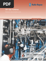 MS5001PA Gas Turbine Fact Sheet | PDF | Gas Turbine | Duct (Flow)