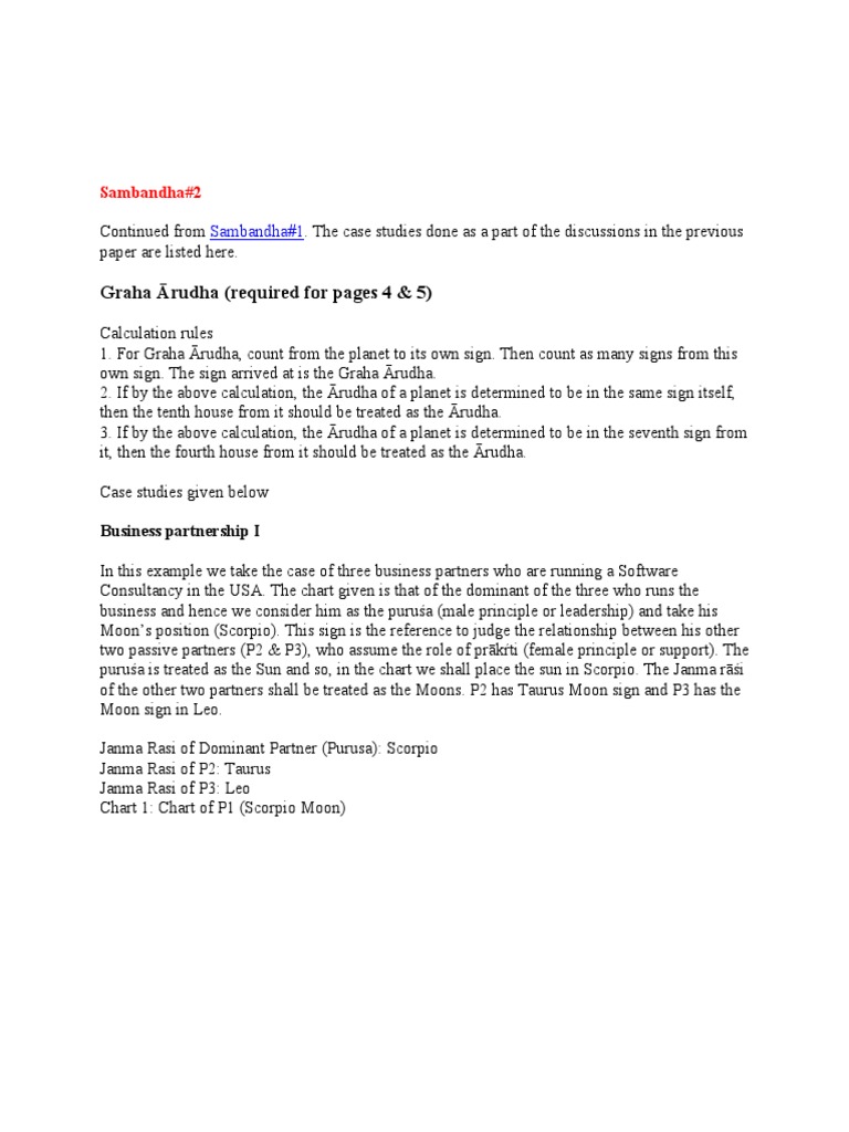 Business Partnership-By Sanjay Rath | PDF | Saturn | Ancient Astronomy