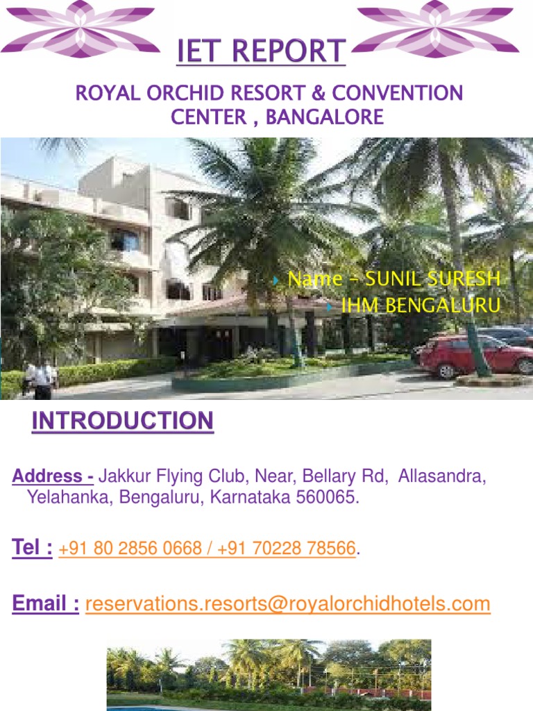 Iet Report | PDF | Bangalore | Tableware