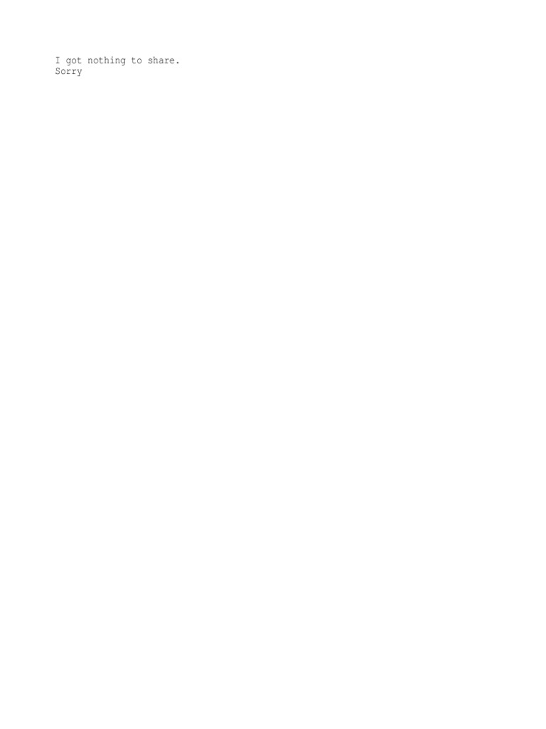 No Content Available: Apology Note | PDF