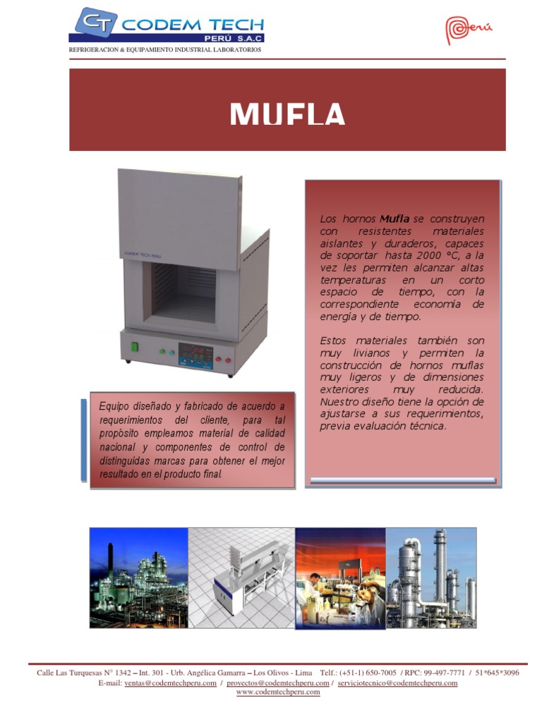 07 Mufla | PDF | Acero | Materiales