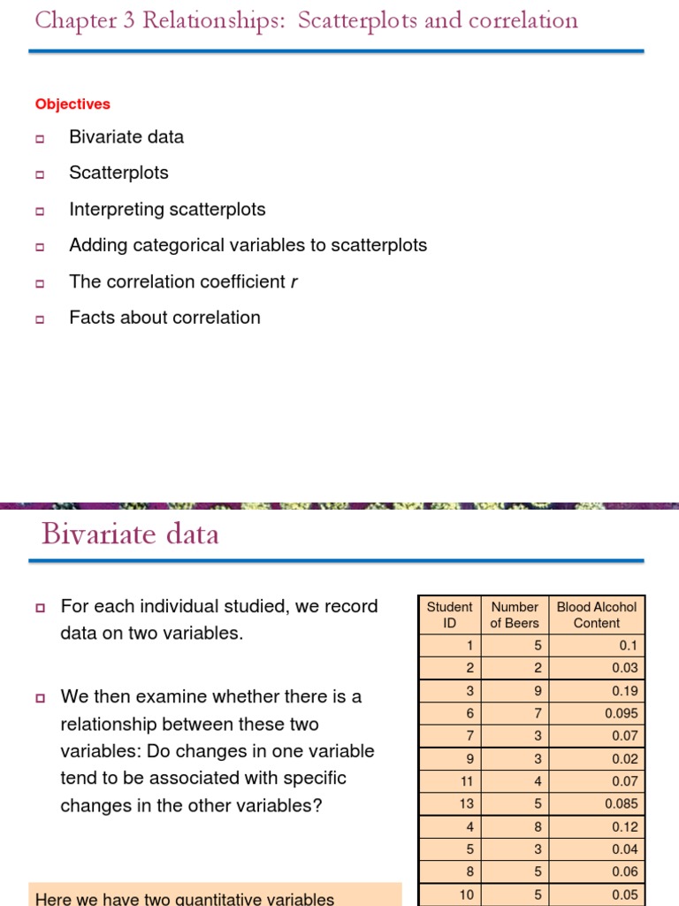 Hypothesis Testing Correlation Pdf Scatter Plot Outlier