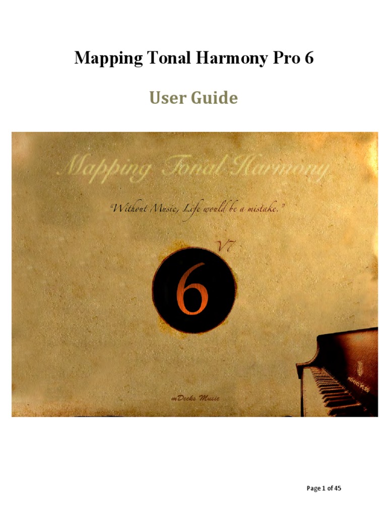 Mapping Tonal Harmony Pro 6: User Guide | PDF | Song Structure | Chord ...