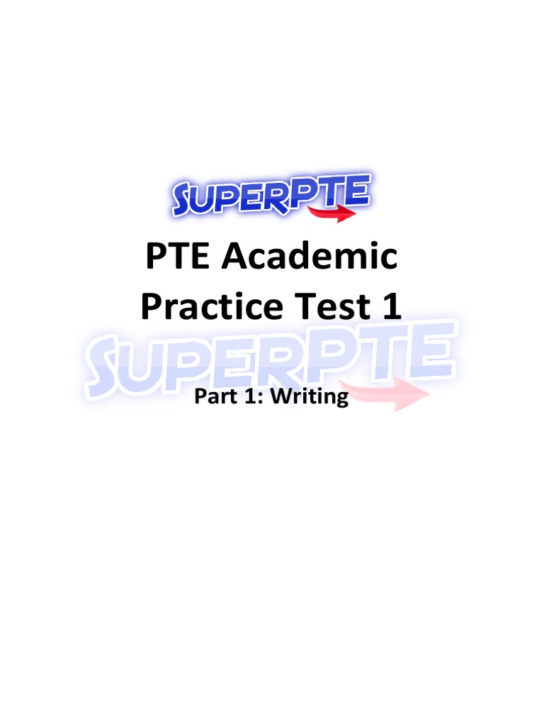 PTE Writing Mock Test 1 | PDF | Scone