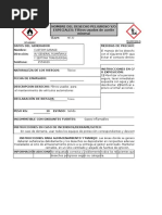 Hoja de Seguridad: Trapos Contaminados | PDF | Contaminación | Agua