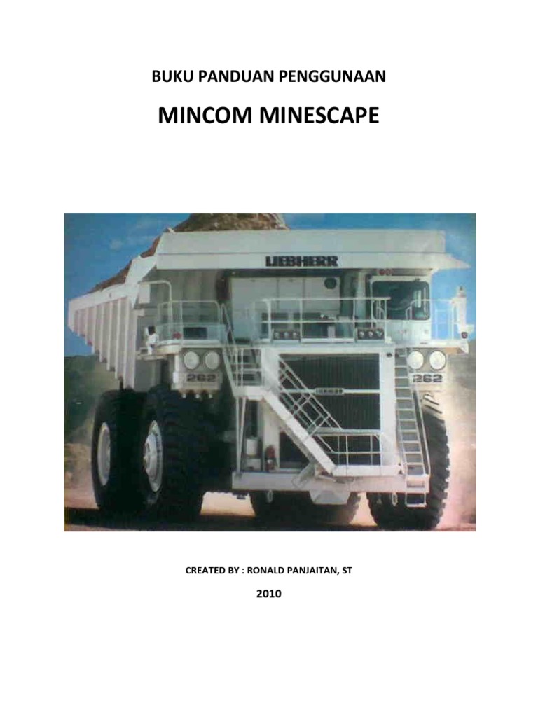 Mincom Minescape: Buku Panduan Penggunaan | PDF