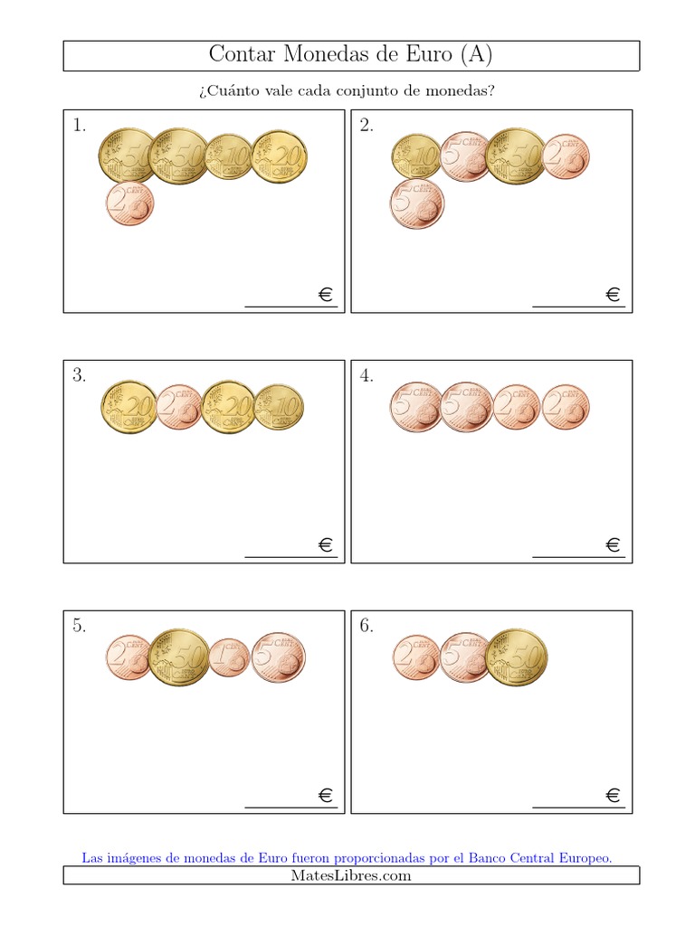 Contar Monedas Euro | PDF