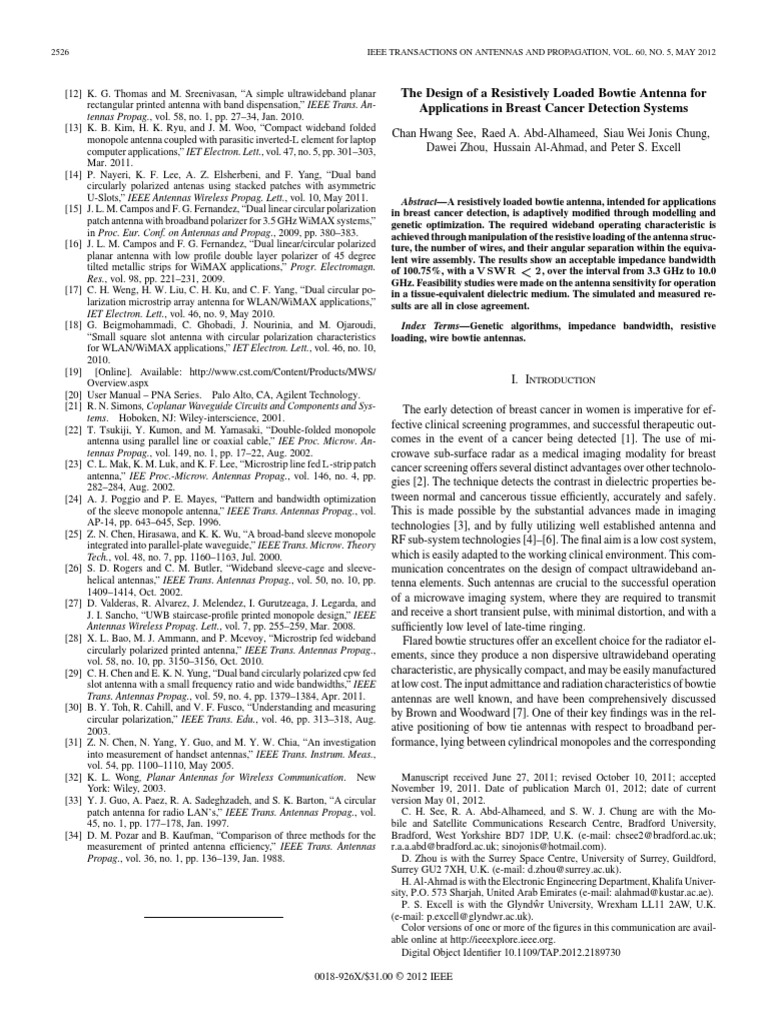 Ieee | PDF | Antenna (Radio) | Electrical Engineering