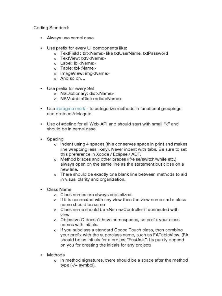 #Pragma Mark | PDF | Class (Computer Programming) | Variable (Computer Science)