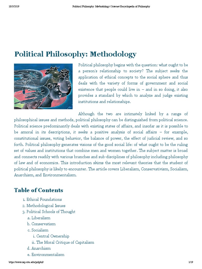 Political Philosophy - Methodology - Internet Encyclopedia of Philosophy | PDF | Liberalism ...