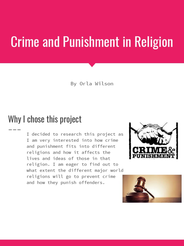 Religion Project | PDF | Punishments | Crime & Violence