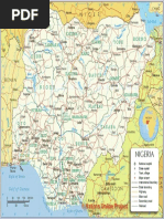 Detailed Map of Ghana with Regions | PDF | West Africa
