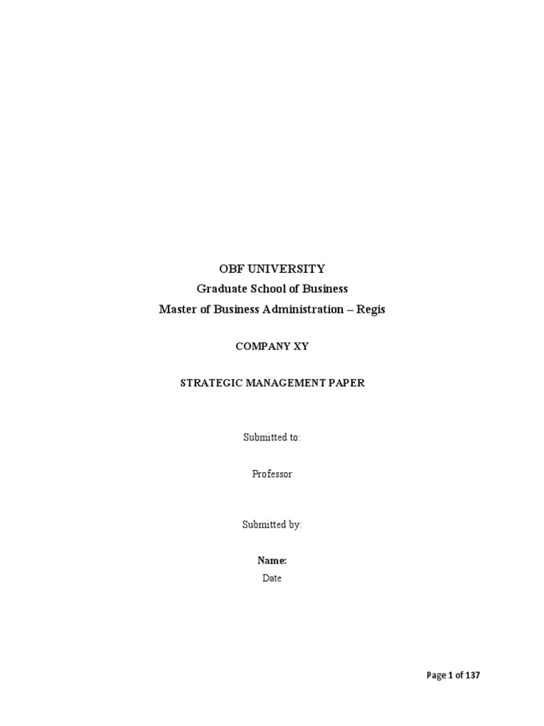 Strategic Management for HMO Industry | PDF | Health Maintenance ...