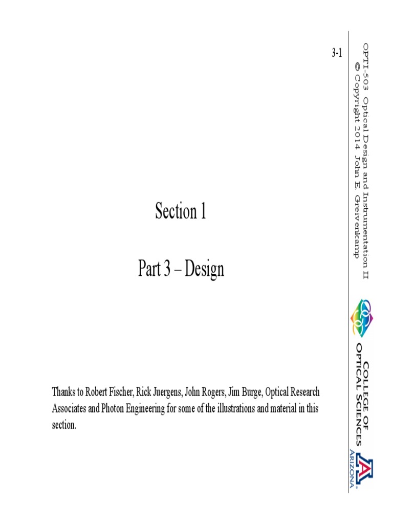 Optical Design Instrumentation PDF | PDF | Optics | Interferometry