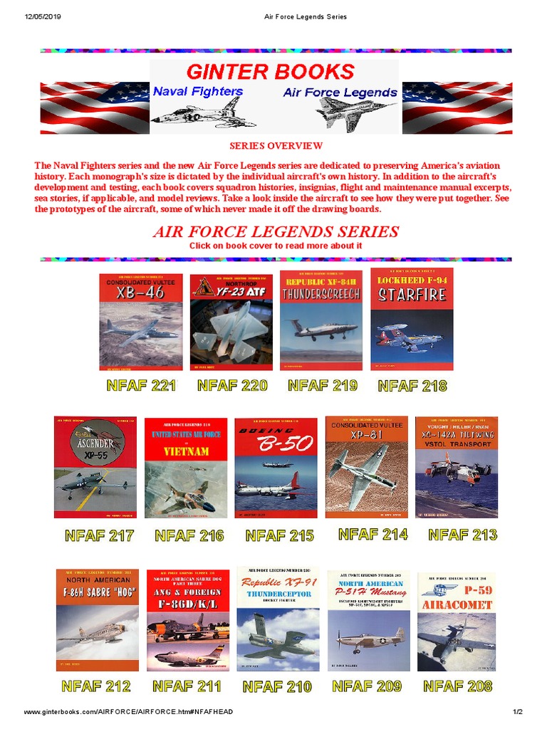 Air Force Legends Series Overview | PDF | History