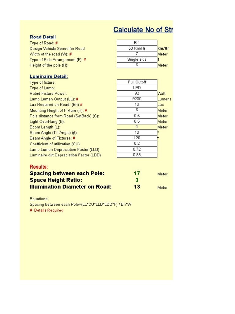 Street Lighting Design Guide | PDF | Incandescent Light Bulb | Equipment