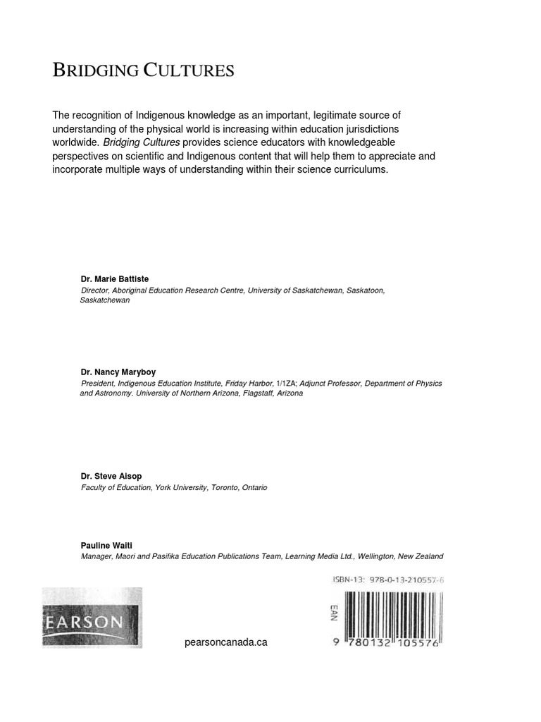 Bridging Cultures | PDF | Science | Teachers