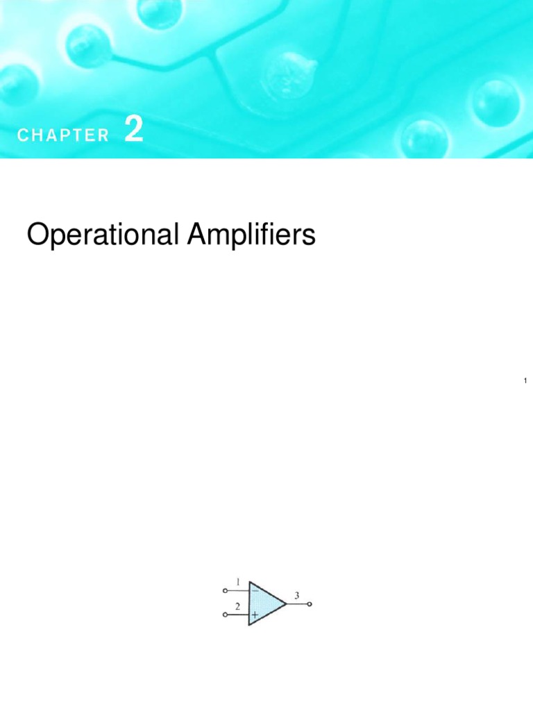 MSC Lecture06 | PDF | Operational Amplifier | Amplifier