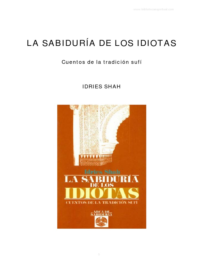 La Sabiduría de Los Idiotas PDF | PDF | El sufismo | Misticismo