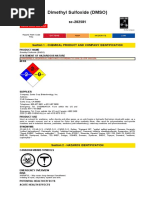 DMSO Health and Safety Information | PDF | Dimethyl Sulfoxide | Toxicity