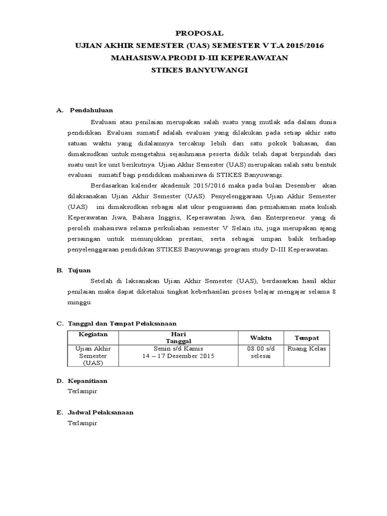 Proposal Uas TK 3 | PDF