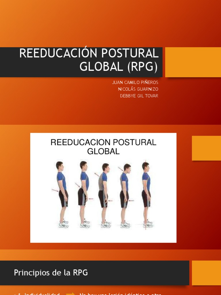 Reeducación Postural Global (RPG) : Juan Camilo Piñeros Nicolás ...