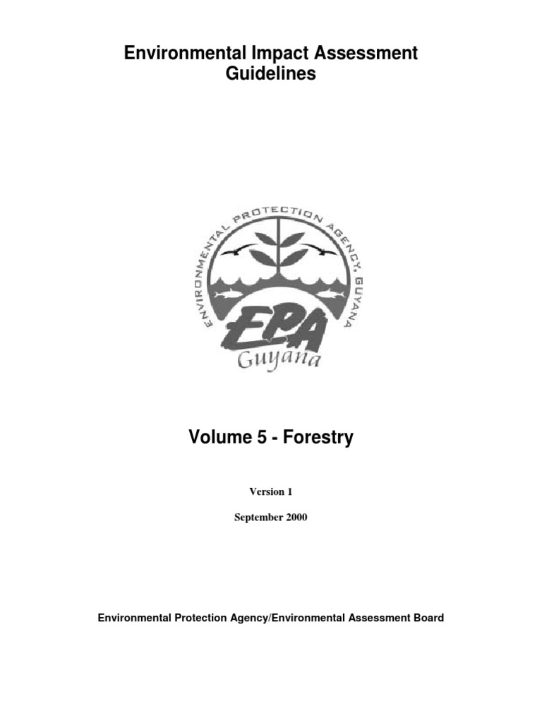 Enviromental Impact Assesment Guidelines | PDF | Environmental Impact ...