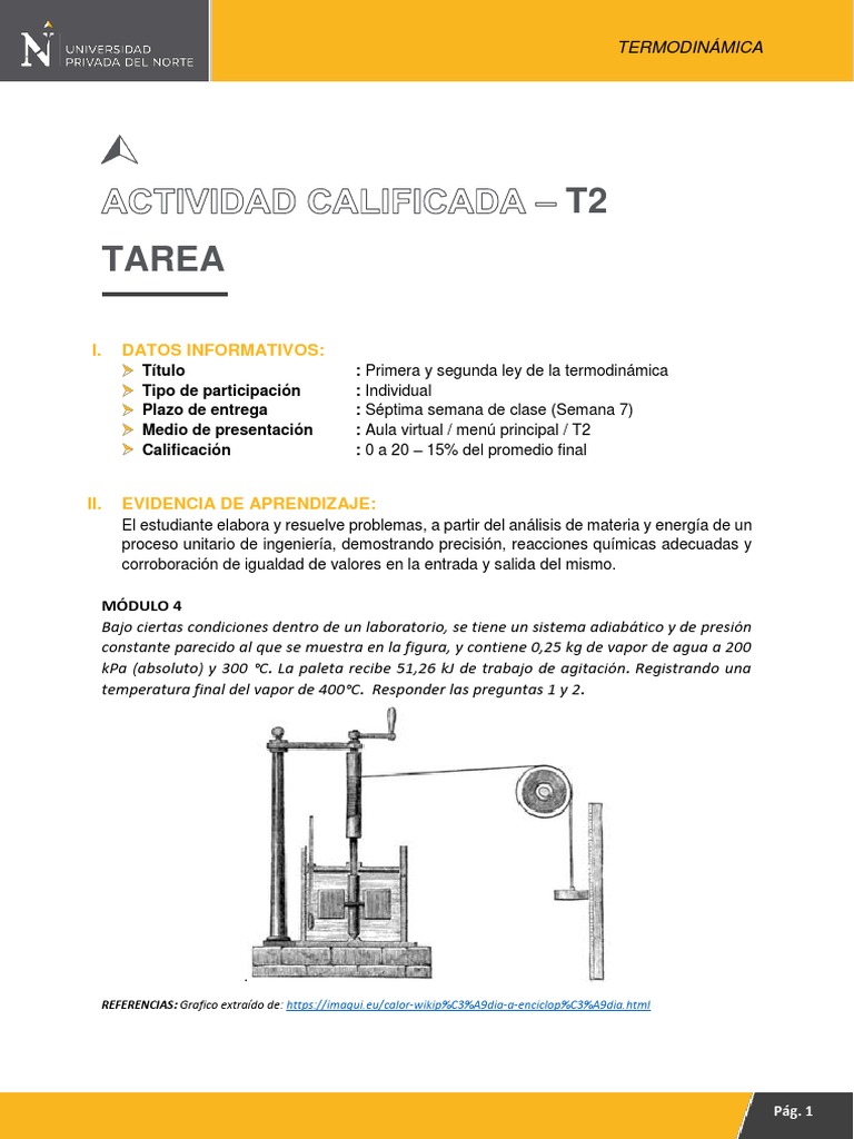 T2 Termo Wa-3 | PDF | Termodinámica | Temperatura