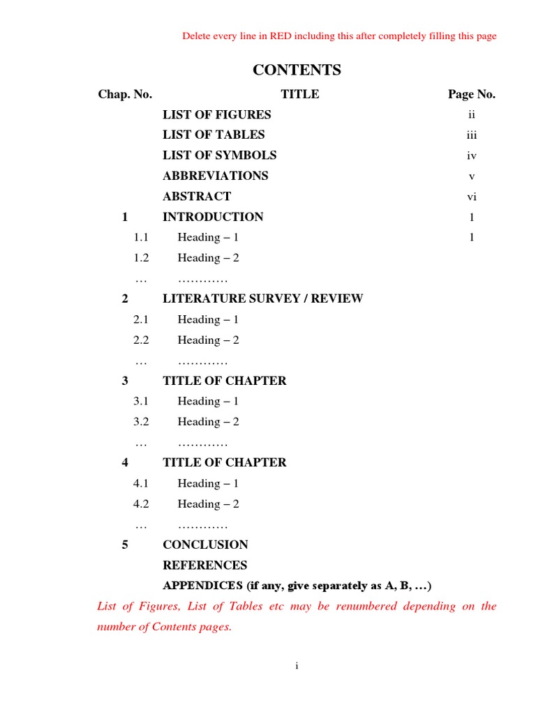 Seminar Contents & Other Lists | PDF