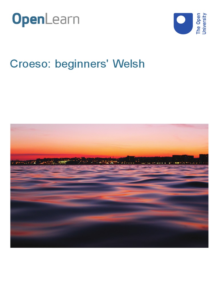 Croeso Beginners Welsh Printable | PDF | Creative Commons License | License