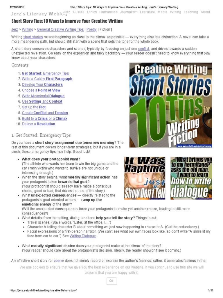 10 Tips for Improving Short Stories: From Catchy Openings to Complex ...