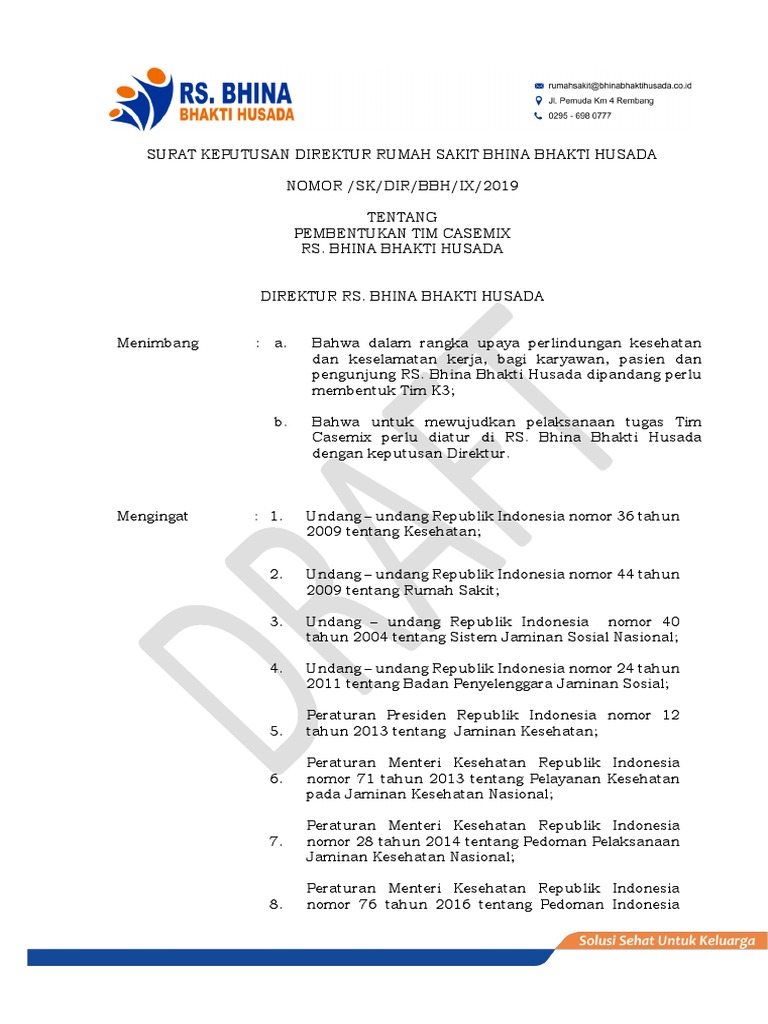 SK Tim Casemix | PDF