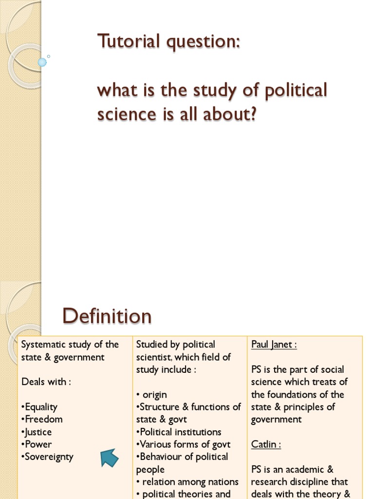 How Does Political Science Relate To Other Soscal Science | PDF ...