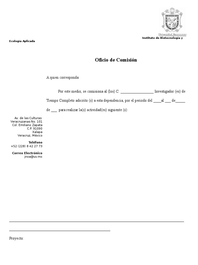 Formato Oficio Comision | PDF | Salud y bienestar