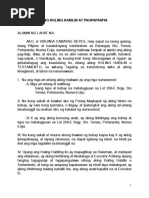 Last Will and Testament Tagalog | PDF