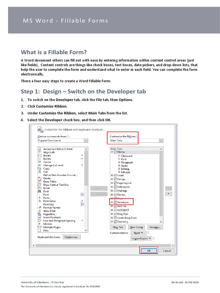 Word 13 Fillable Form PDF | PDF | Microsoft Word | Software