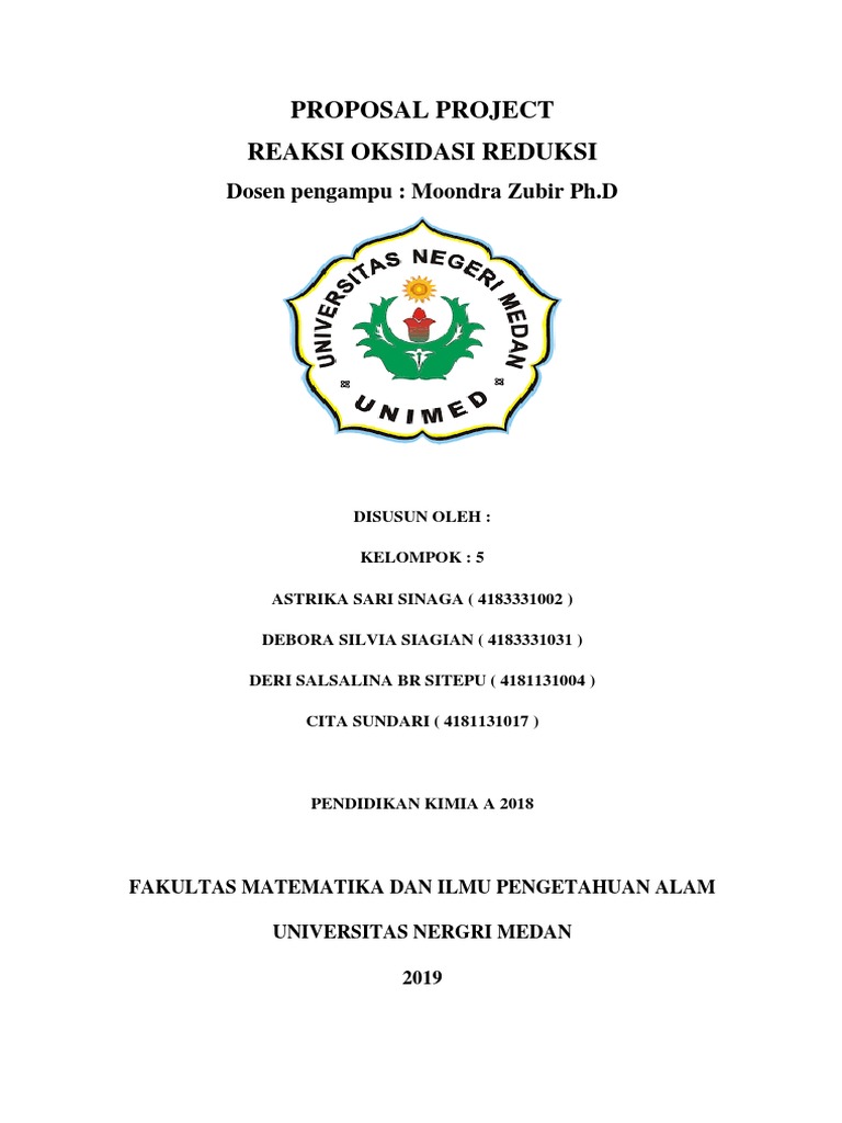 Proposal Kimia Dasar | PDF