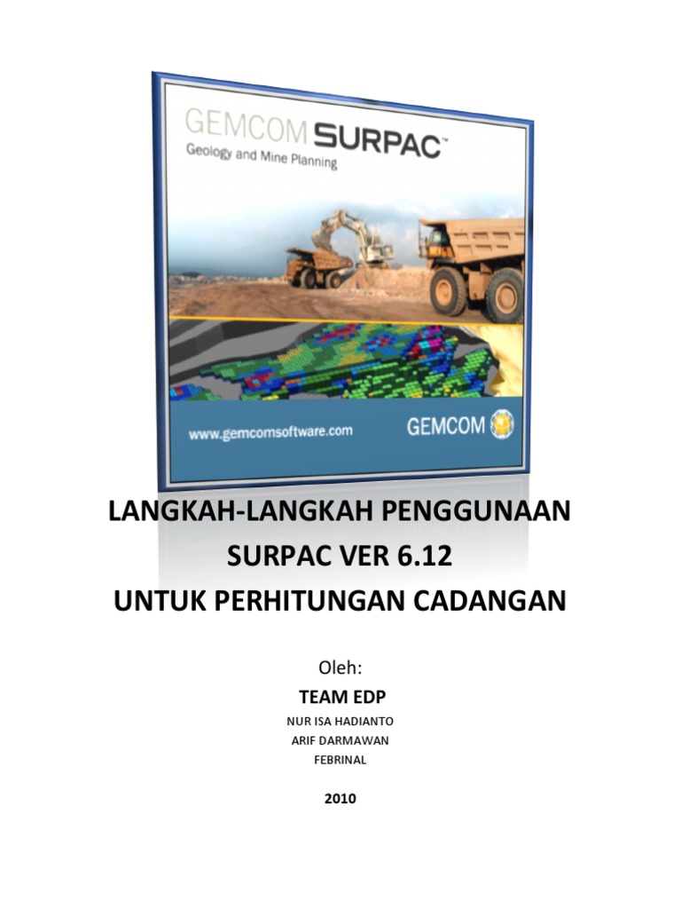 Tutorial Surpac | PDF