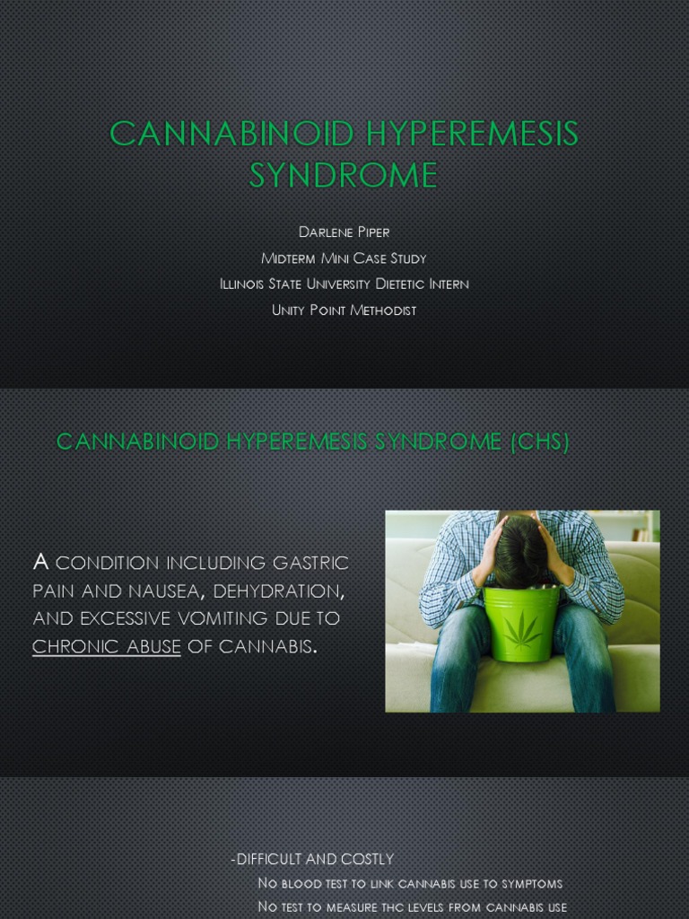 Cannabinoid Hyperemesis Syndrome.pptx | Tetrahydrocannabinol | Cannabis ...