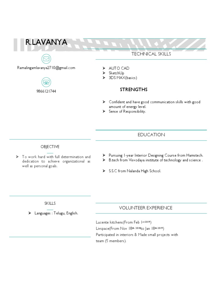 Lavanya Resume | PDF