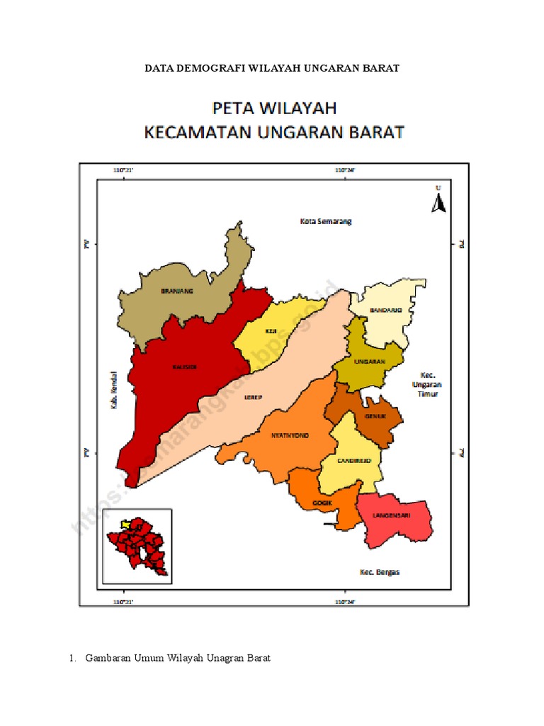 Data Demografi Wilayah Ungaran Barat | PDF | Ilmu Sosial | Pengembangan ...