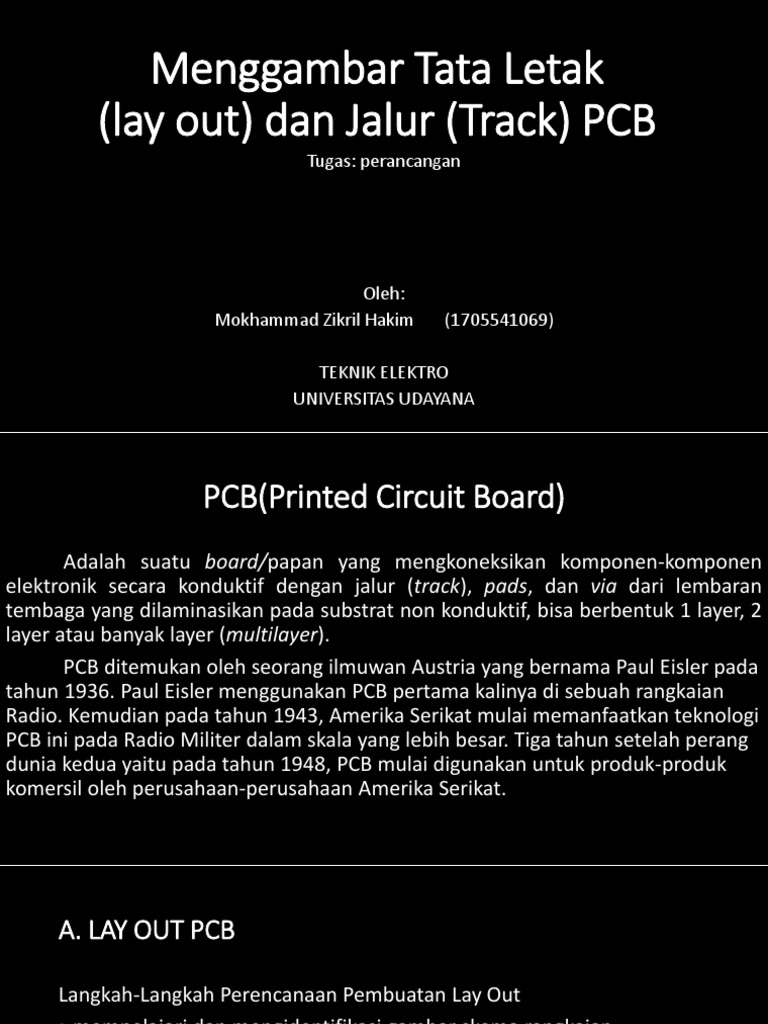 Menggambar Tata Letak PCB | PDF