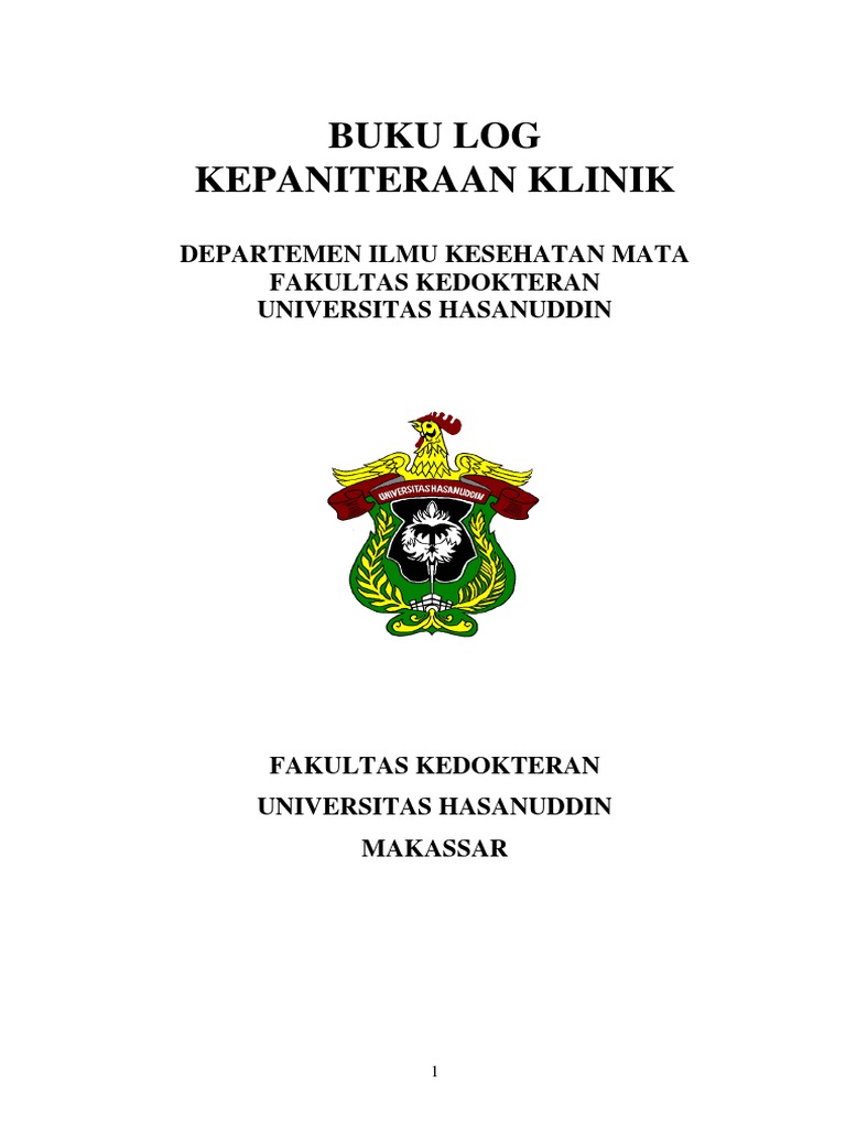 Logbook Unhas Indra Khusus Mata 2019 | PDF