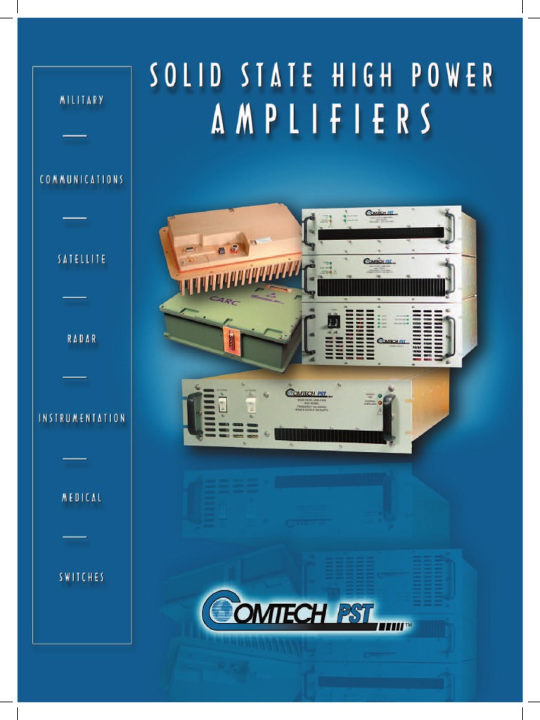 Comtech Catalog | PDF | Amplifier | Frequency Modulation