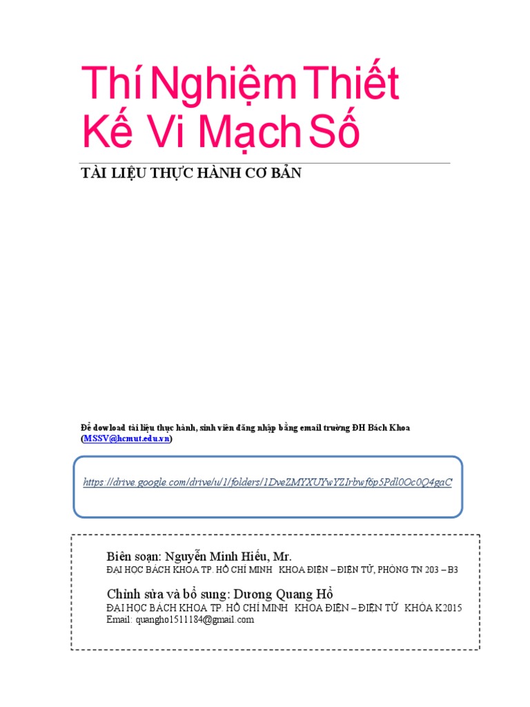 Digital IC Design Lab v4 20190301 (Updated) PDF | PDF