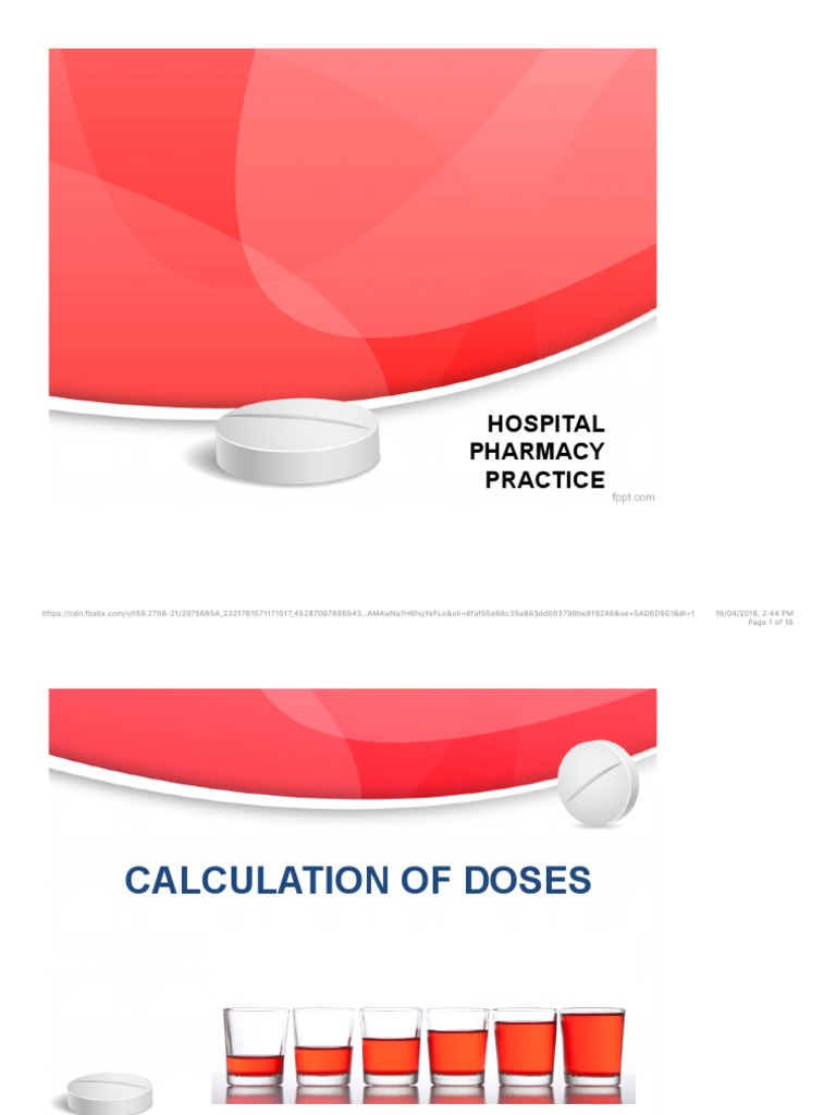 Pharma Notes | PDF | Dose (Biochemistry) | Chemistry