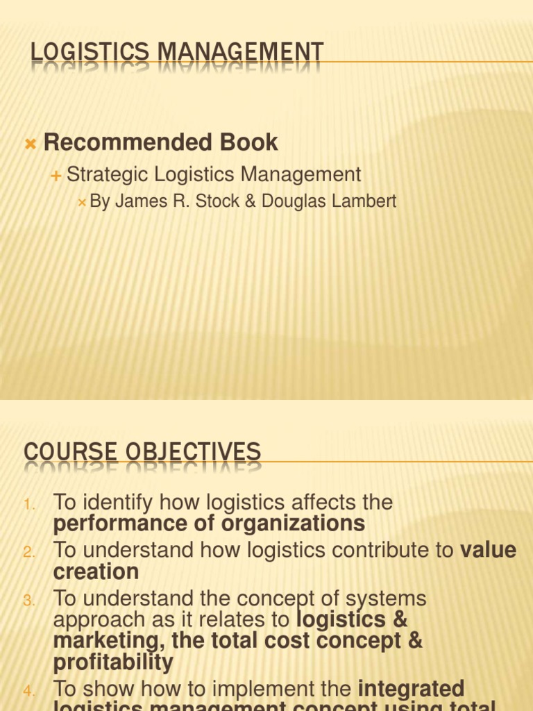 Logistics PDF | PDF | Logistics | Warehouse