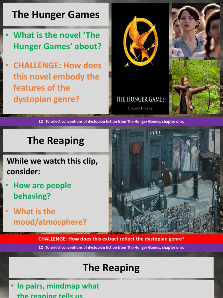 The Hunger Games: - What Is The Novel The | PDF | Utopian And Dystopian ...